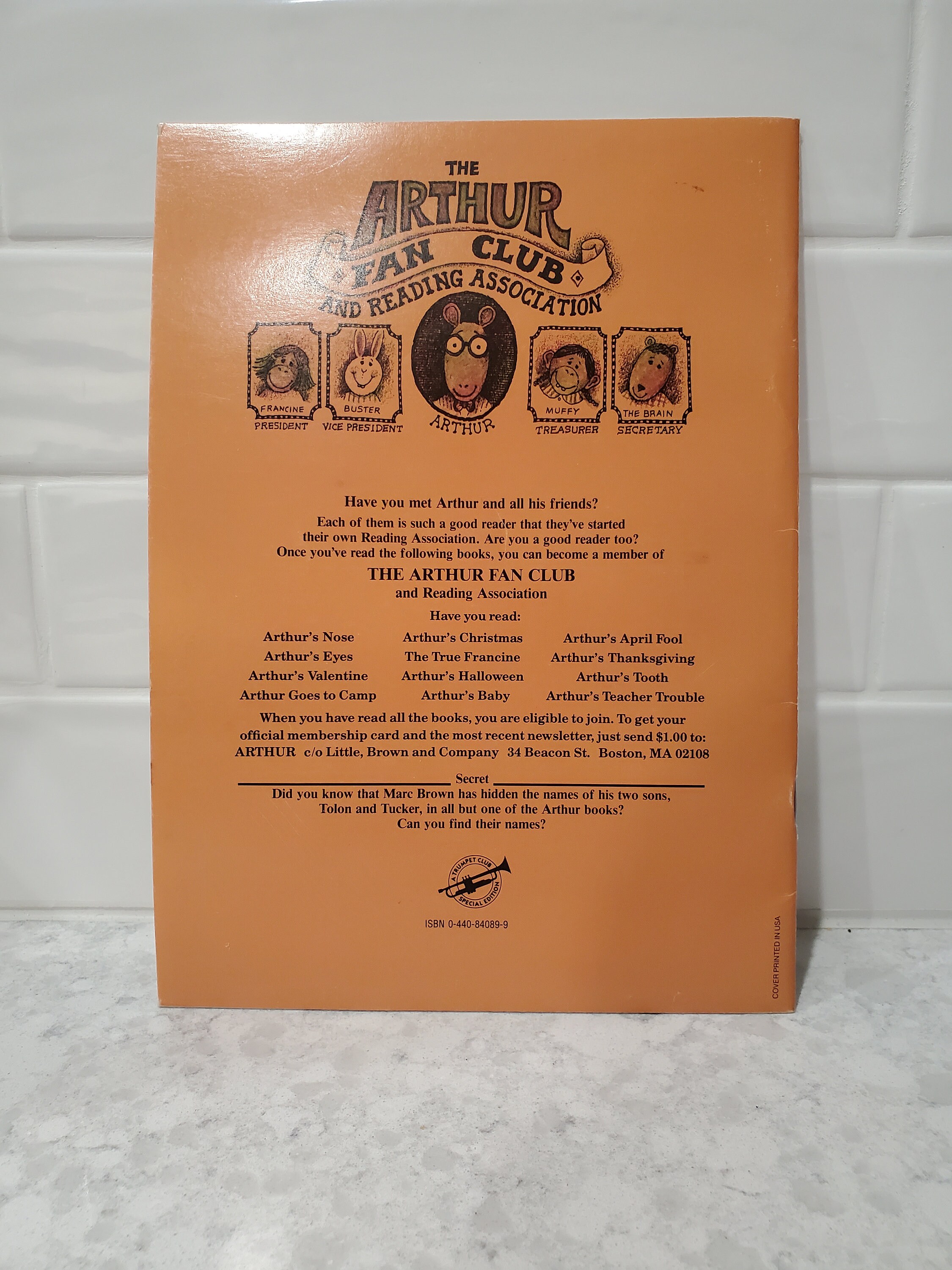 Arthur's Thanksgiving by Marc Brown, Vintage 1983 Arthur Adventure ...