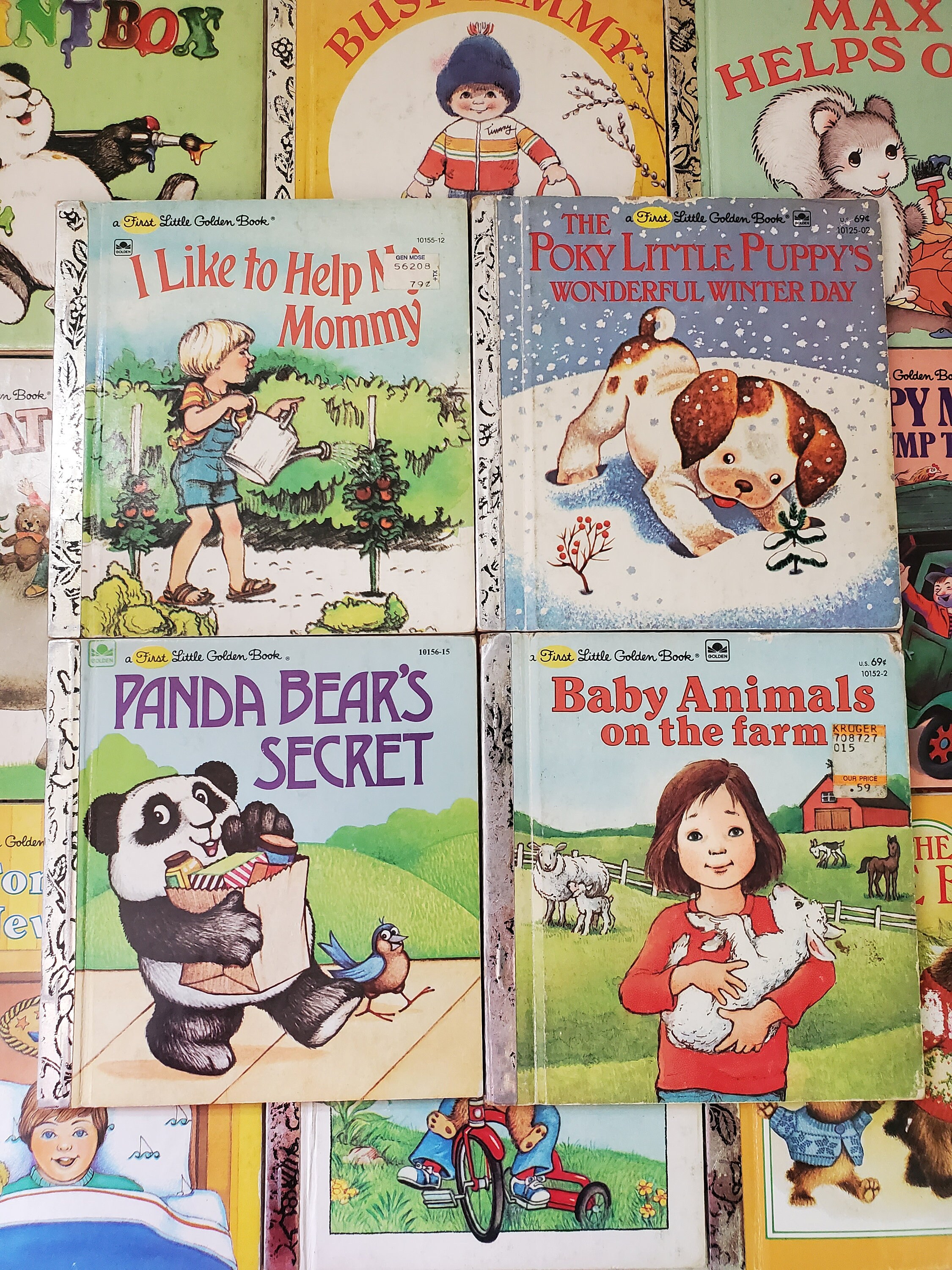 You Choose! First Little Golden Books Build a Book Lot - Vintage ...