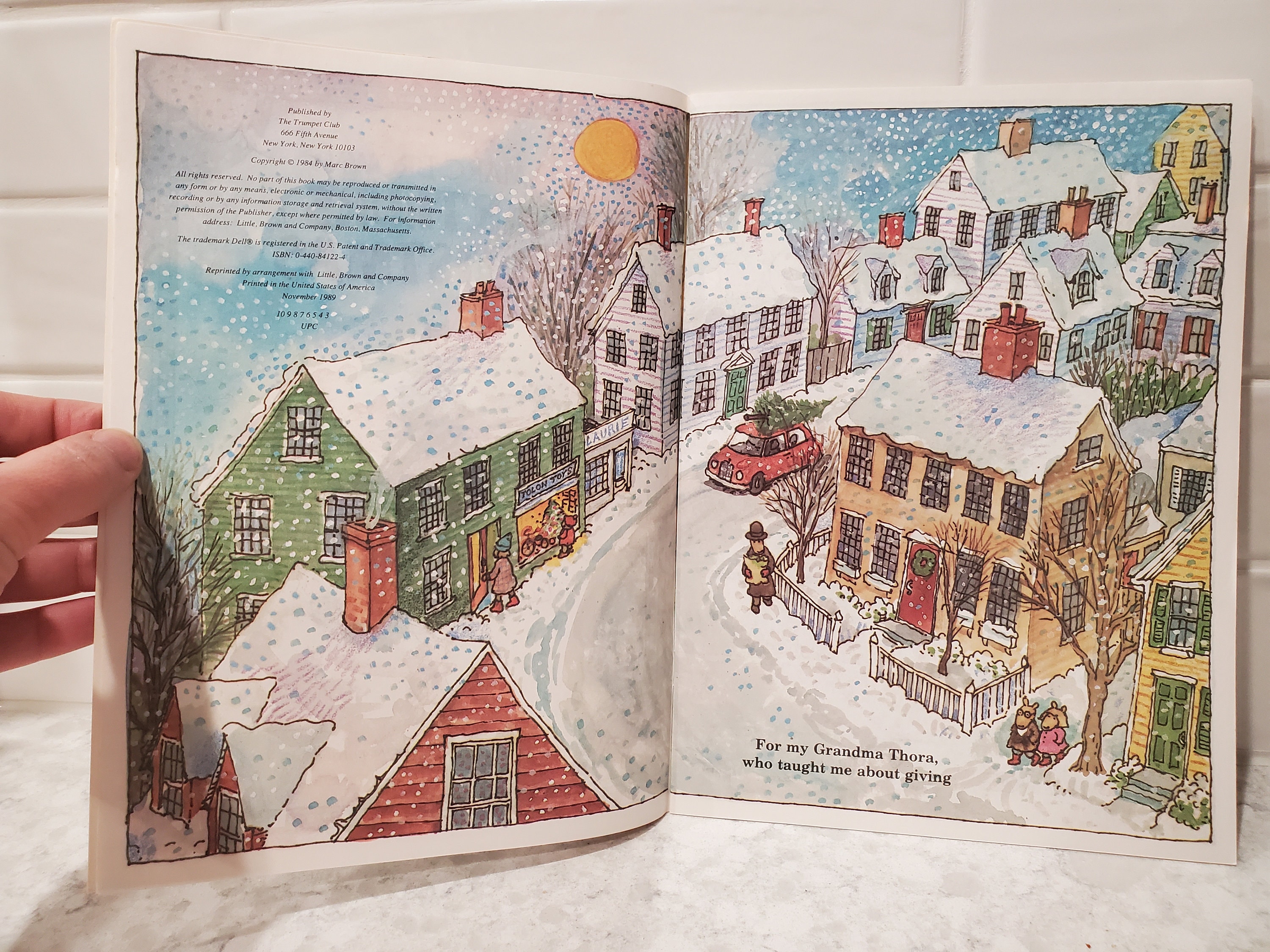 1989 Arthur's Christmas by Marc Brown, Softcover Childrens Popular ...