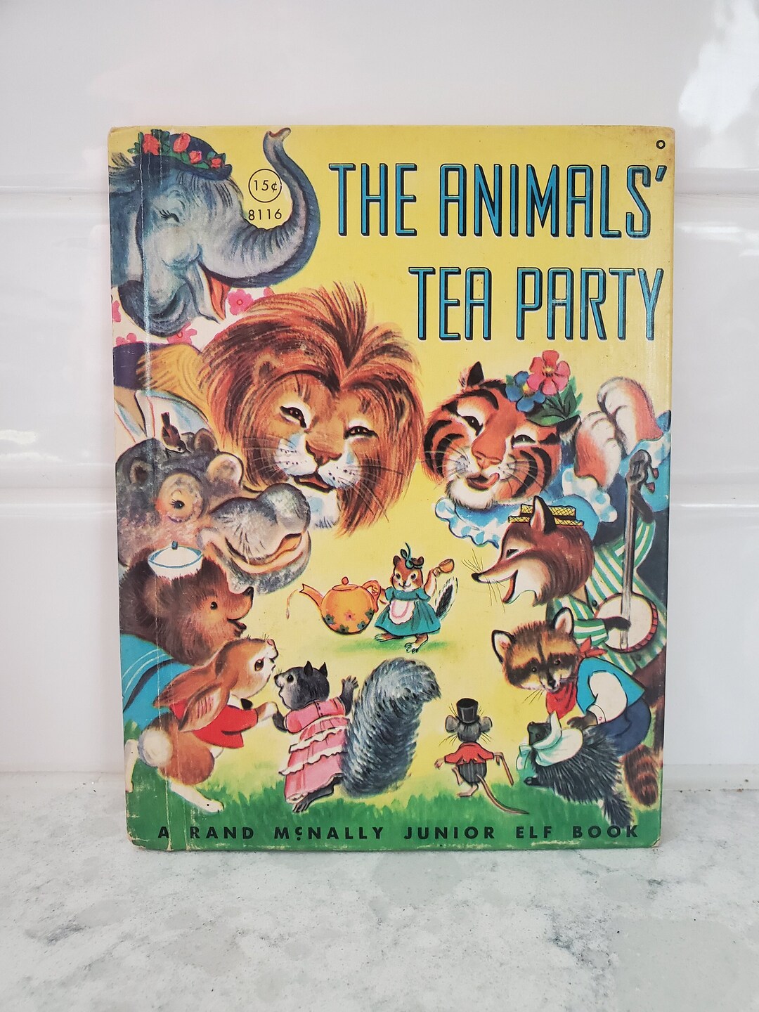 The Animals' Tea Party ~ A Rand Mcnally Junior Elf Book 1965 (hardcover ...