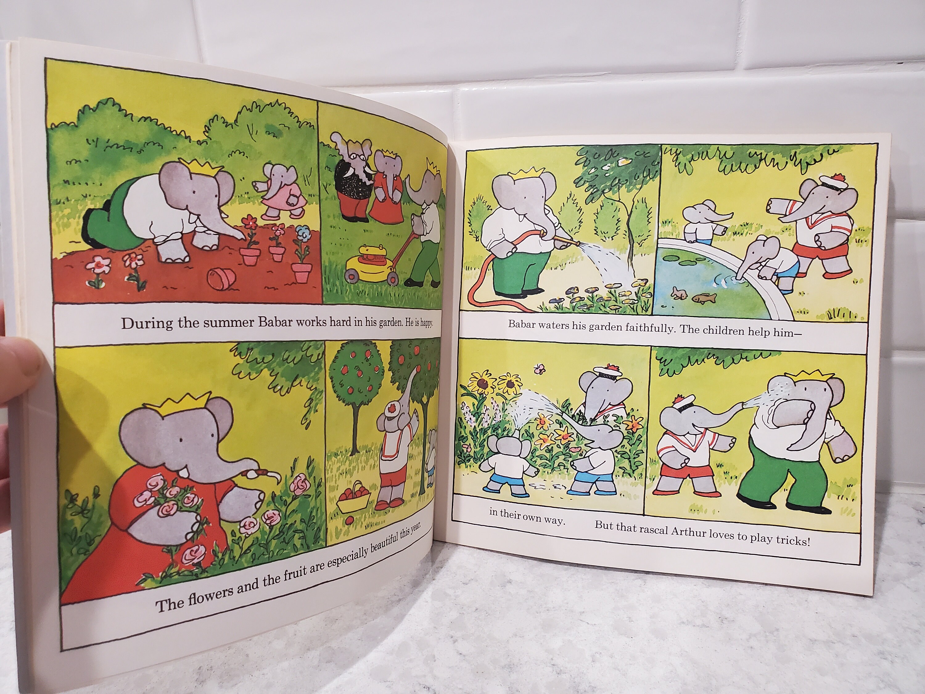 1973 Meet Babar and His Family Laurent De Brunhoff, Vintage 70's ...