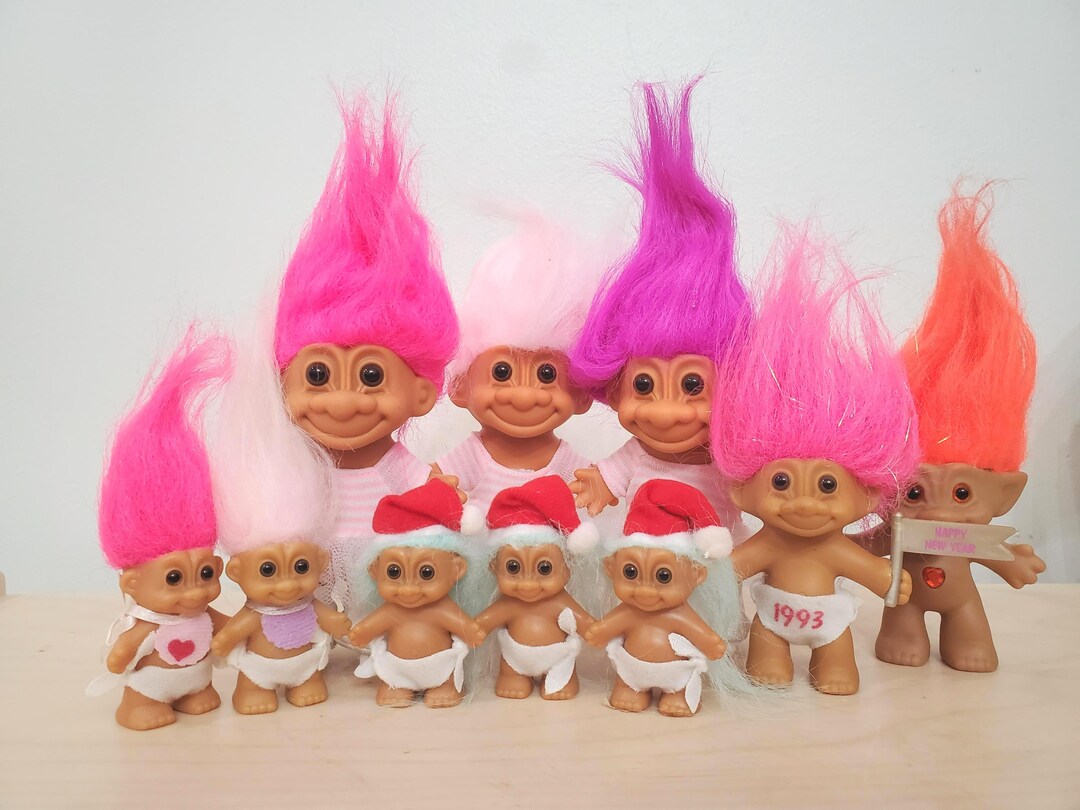 Vintage Trolls, Russ, Treasure Trolls, Ice Skater Figure Skating Troll ...