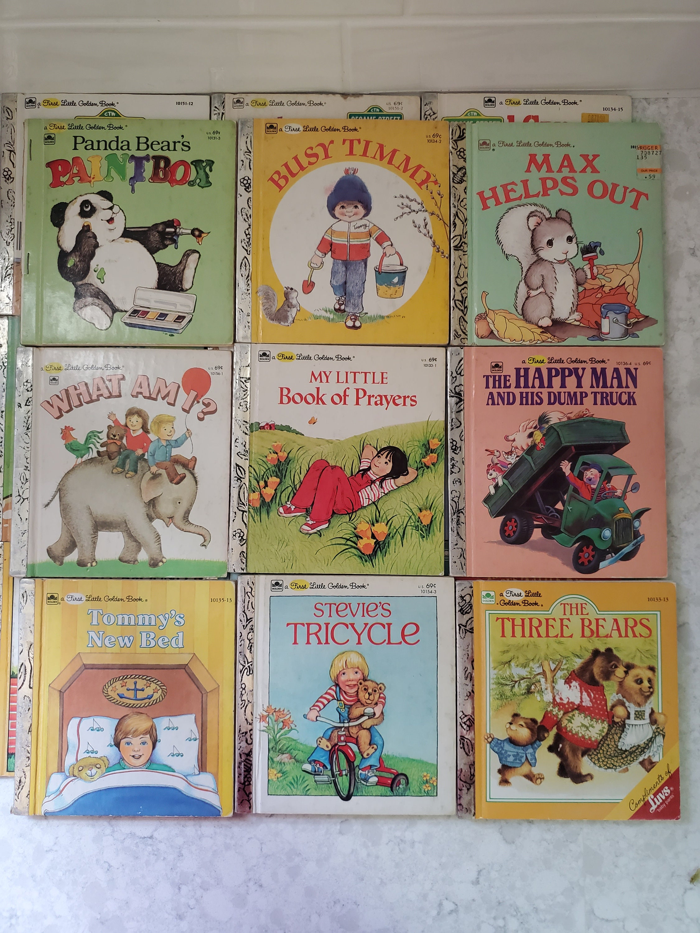You Choose! First Little Golden Books Build a Book Lot - Vintage ...