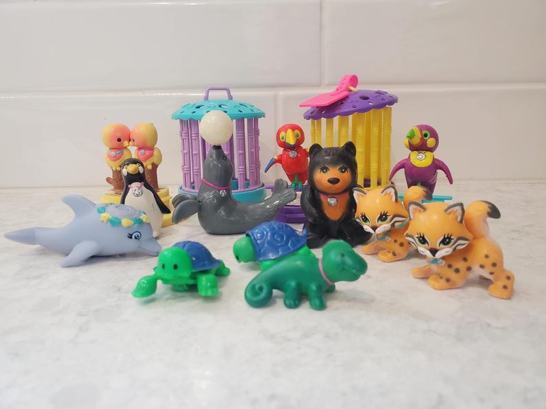 YOU CHOOSE Littlest Pet Shop LPS Kenner 90s, Dolly Dolphin, Parakeet ...