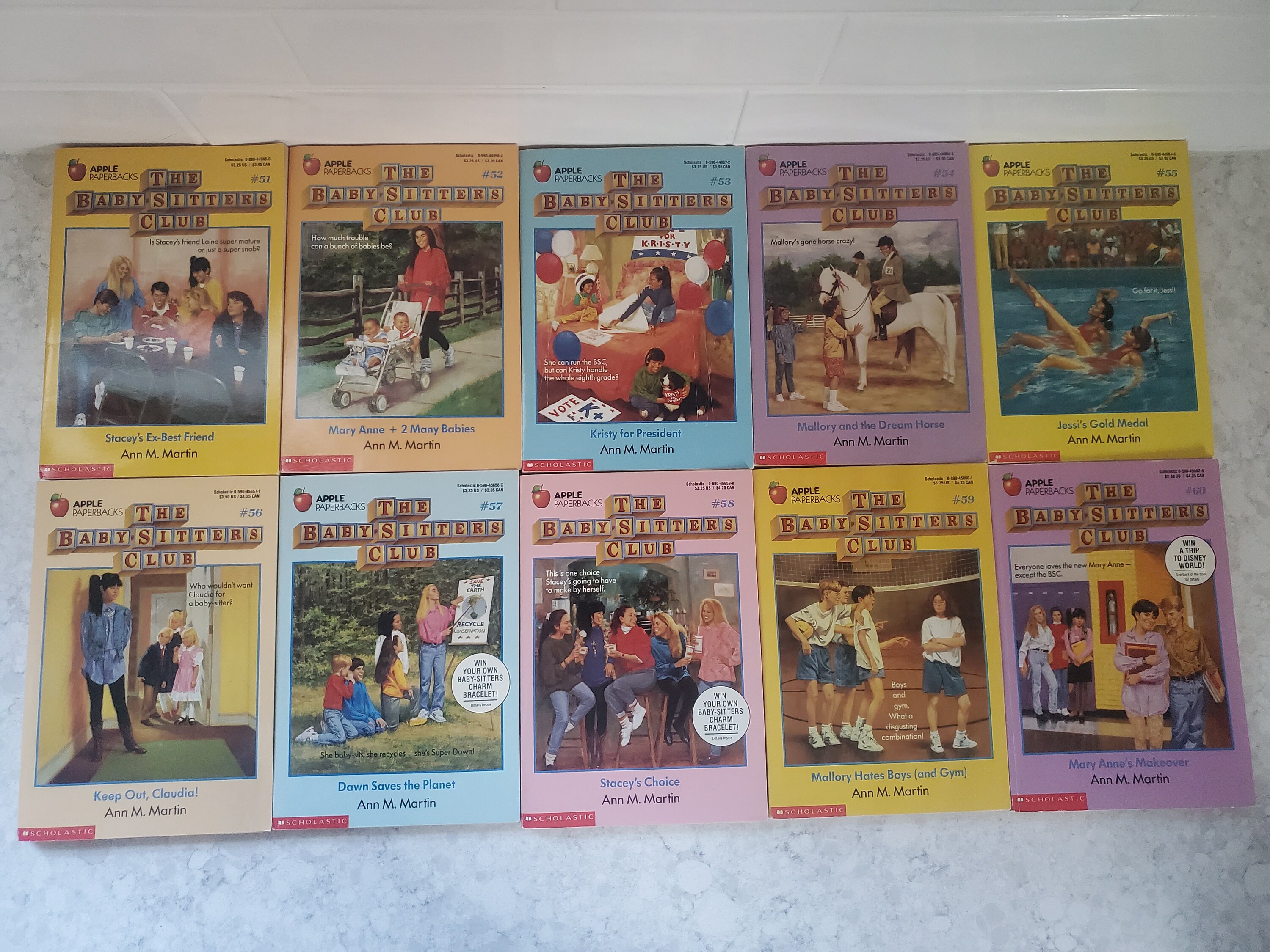 You Pick, Baby-sitters Club #51 - #70 Plus Mystery Books, Vintage 90's ...
