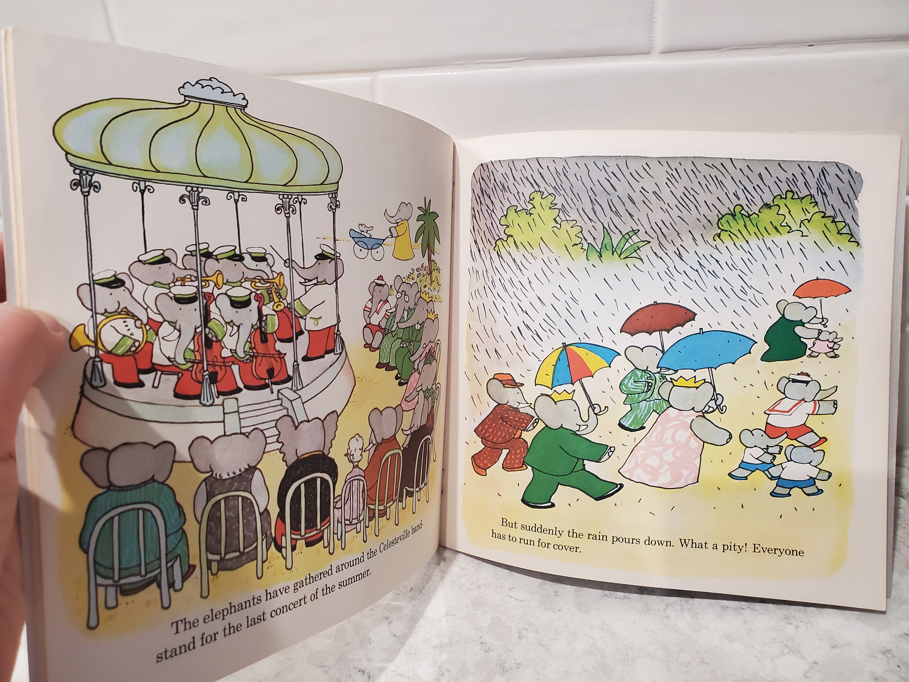 1973 Meet Babar and His Family Laurent De Brunhoff, Vintage 70's ...