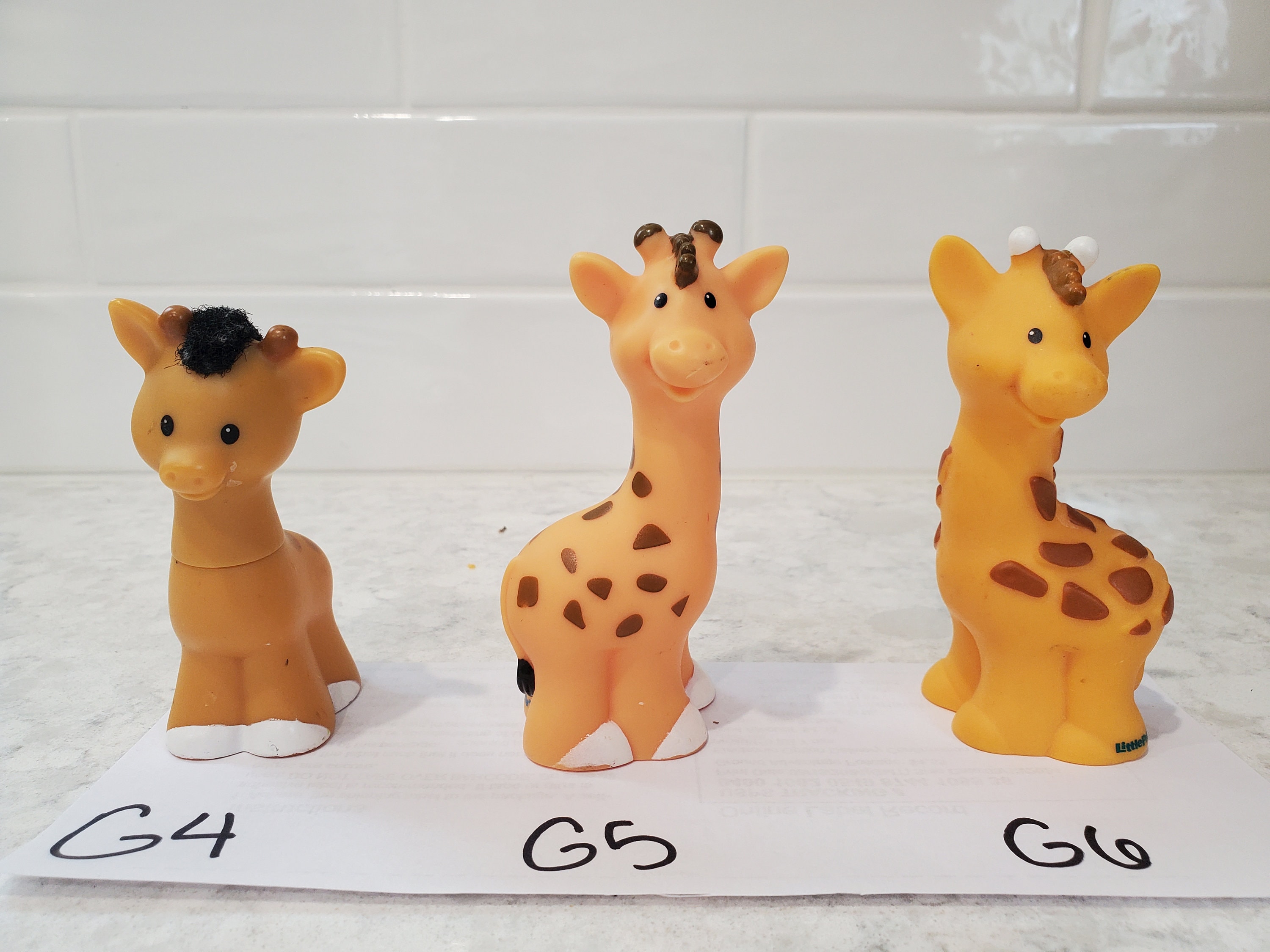 Giraffes and Zebras Fisher Price Little People Animals Replacement Zoo ...