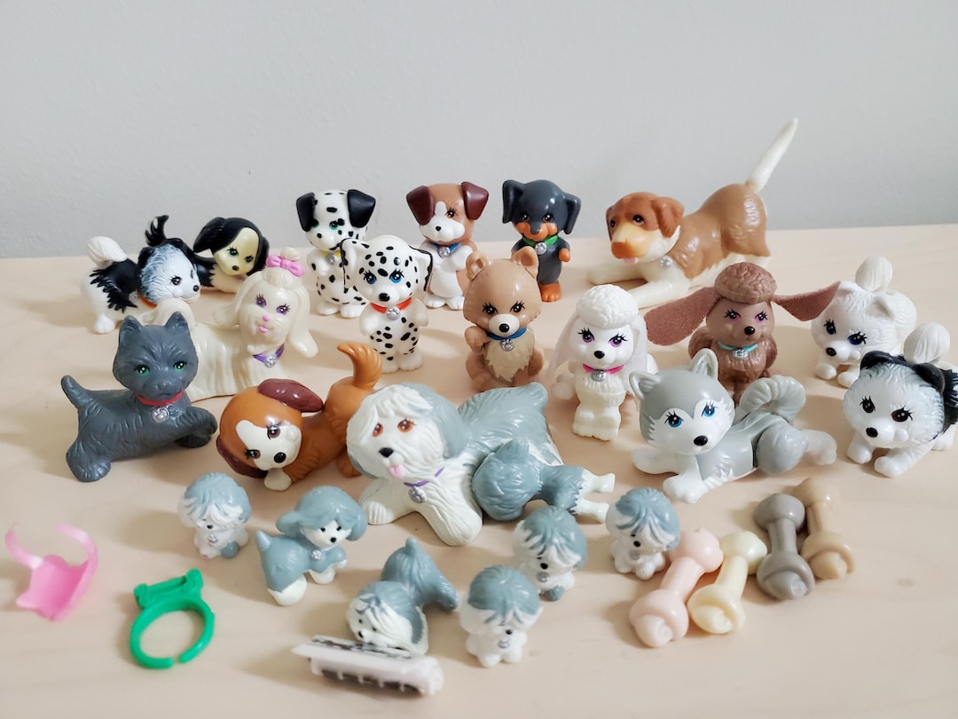 YOU CHOOSE Littlest Pet Shop LPS Kenner 90s, Collie, Sheepdog, Puppies ...
