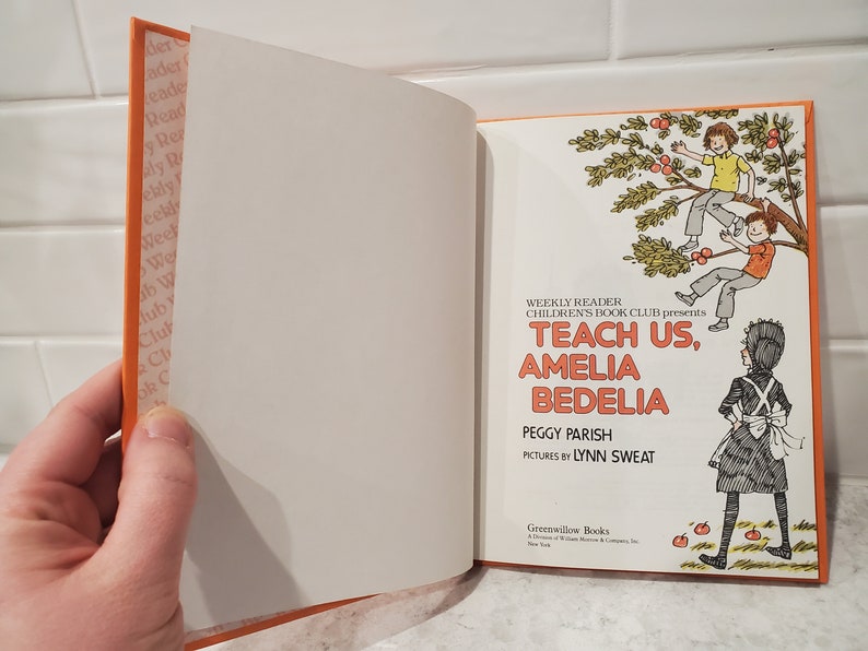 1977 Teach Us, Amelia Bedelia by Peggy Parsh, Pictures by Lynn Sweat ...