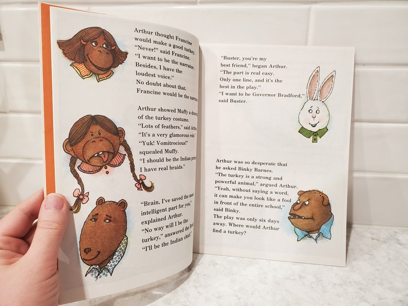 Arthur's Thanksgiving by Marc Brown, Vintage 1983 Arthur Adventure ...