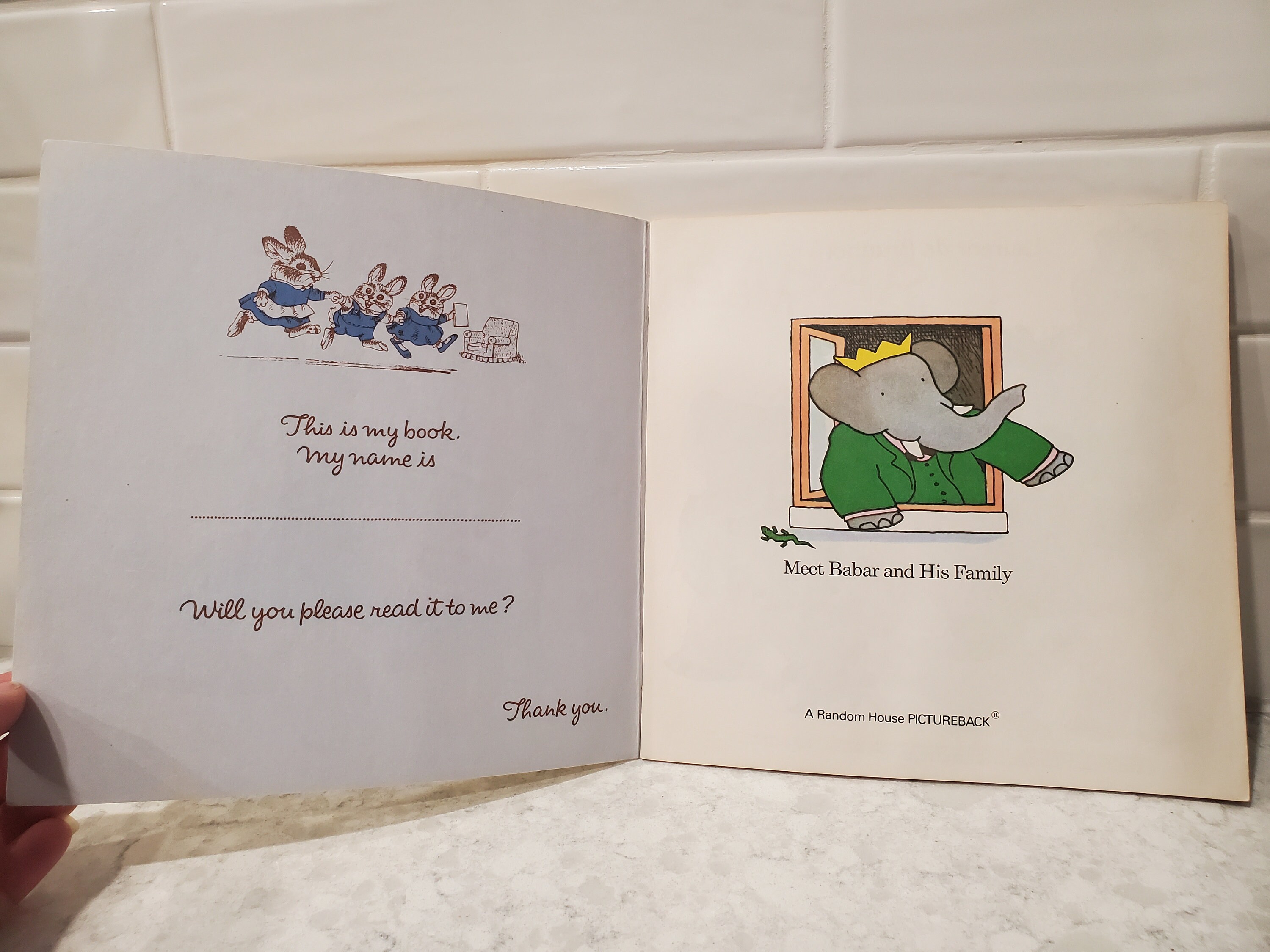 1973 Meet Babar and His Family Laurent De Brunhoff, Vintage 70's ...