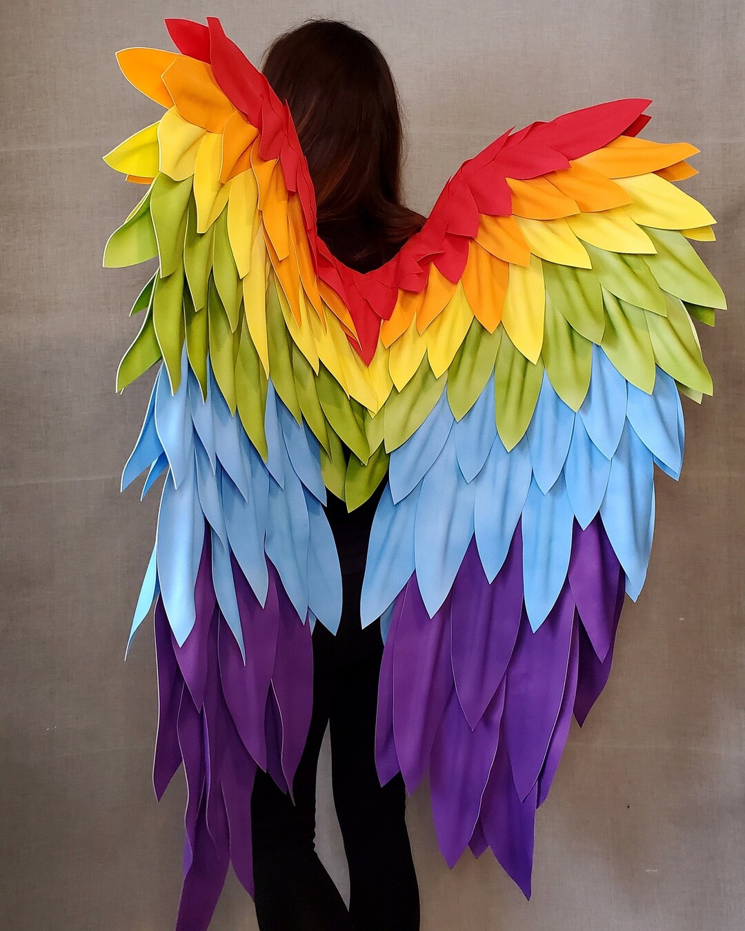Beautiful Rainbow Colour Wings - Etsy