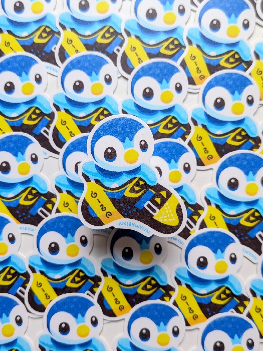 Piplup Climbing Shoe Sticker | Anime Bouldering Gift - Etsy