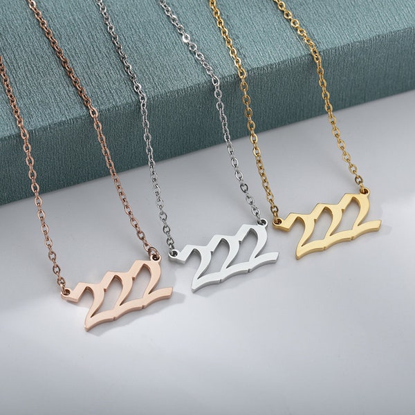 222 Necklace - Etsy