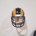 Mini Football Helmet Wall Hanger Mount - Etsy