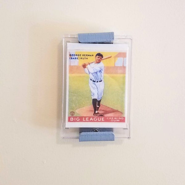 Baseball Card Wall Mount - Etsy