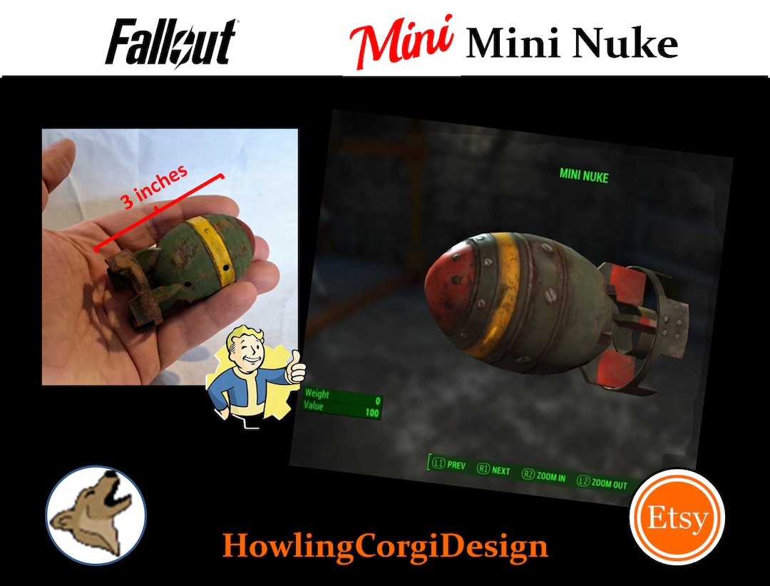 Fallout Mini Mini Nuke - Etsy