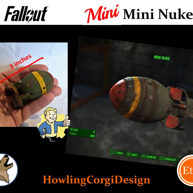 Fallout Miniatures Nuke - Etsy