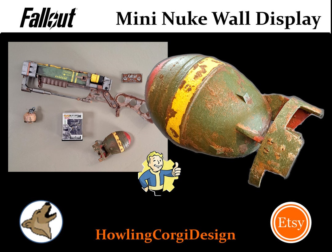 Fallout Mini Nuke Wall Display - Etsy