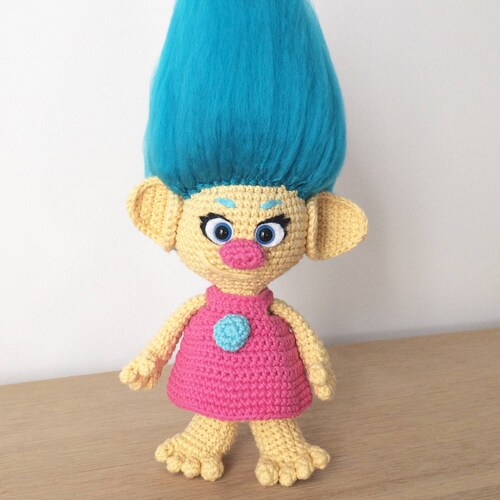 Poppy Trolls Amigurumi Crochet Pattern - Etsy