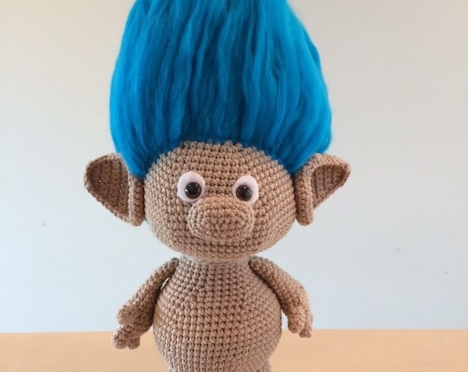 Classic Troll Amigurumi Crochet Pattern - Etsy