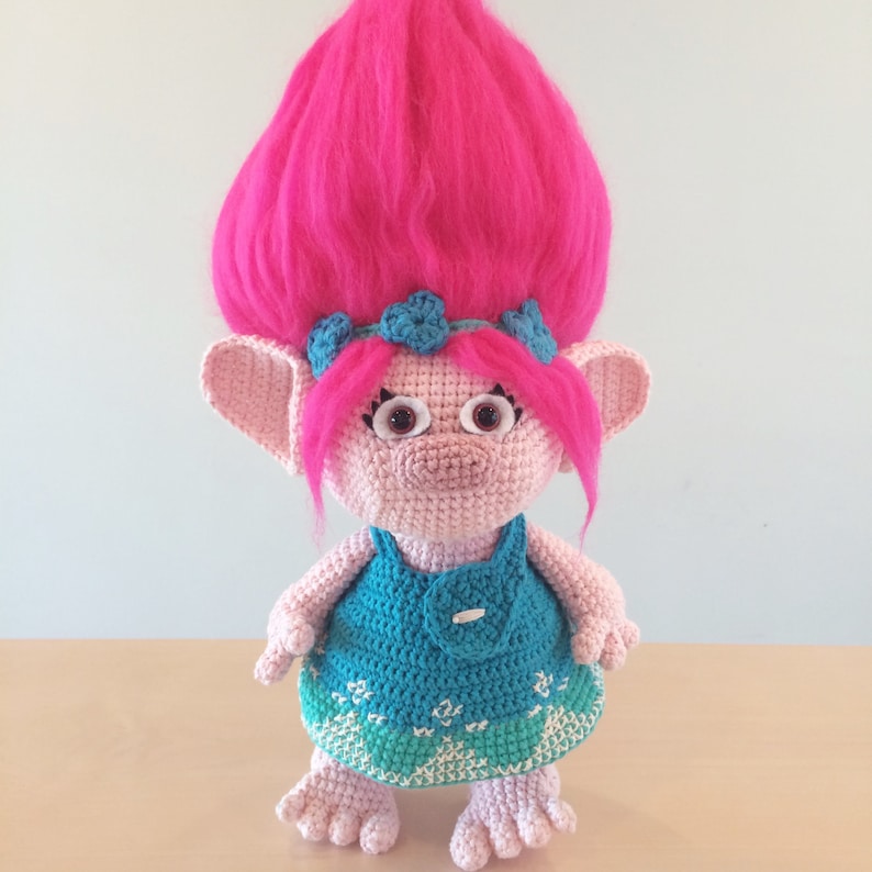 Poppy Trolls Amigurumi Crochet Pattern | Etsy