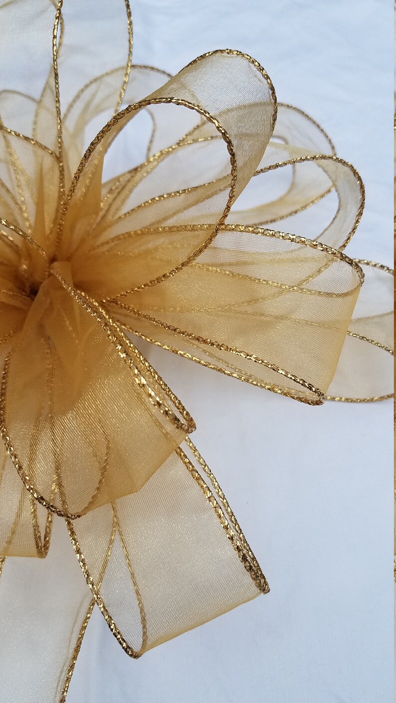 Wired Edge Metallic Bows ~ Variety of Colors - Etsy