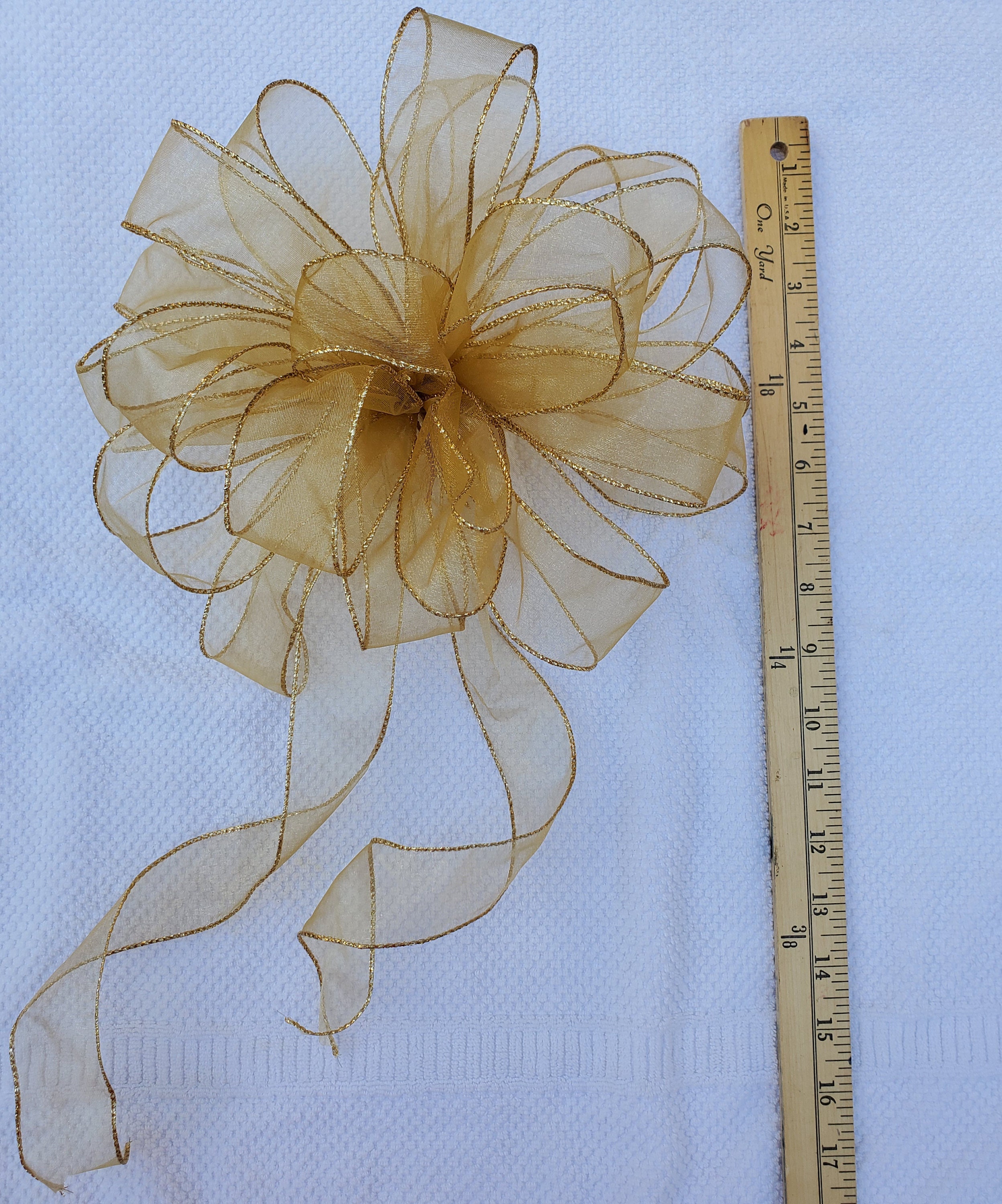 Wired Edge Metallic Bows ~ Variety of Colors - Etsy