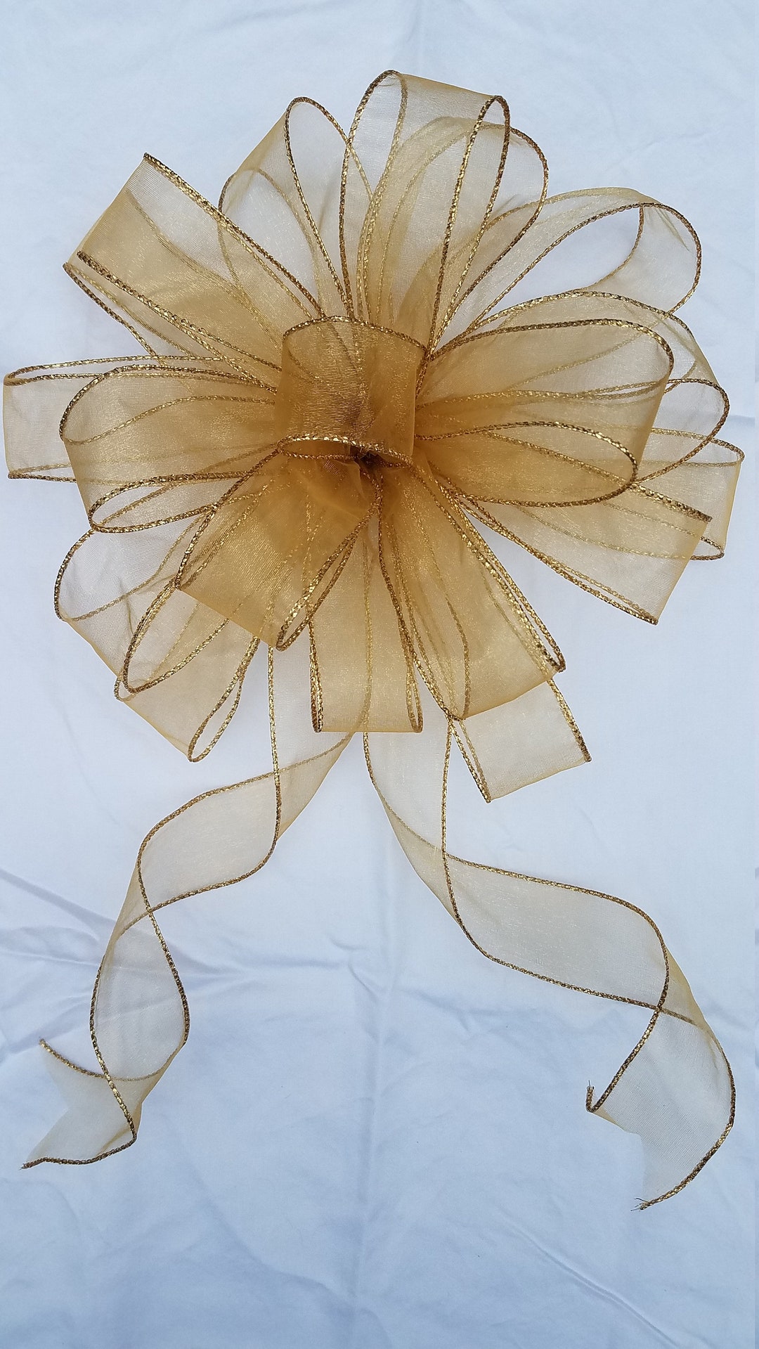 Wired Edge Metallic Bows ~ Variety of Colors - Etsy