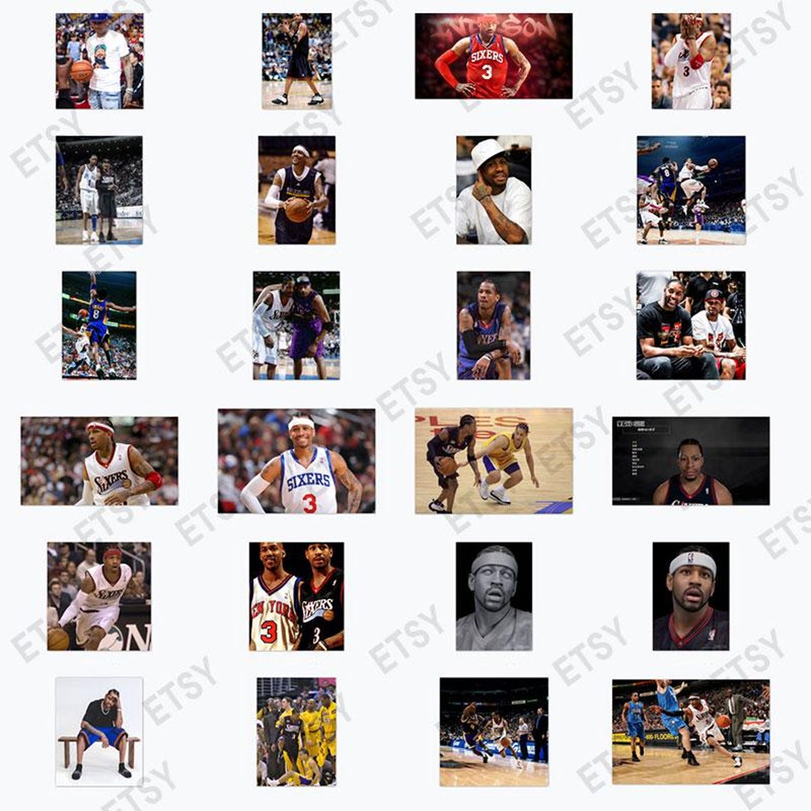 78 Allen Iverson Png , Ready to Print, Printable Design,allen Iverson ...
