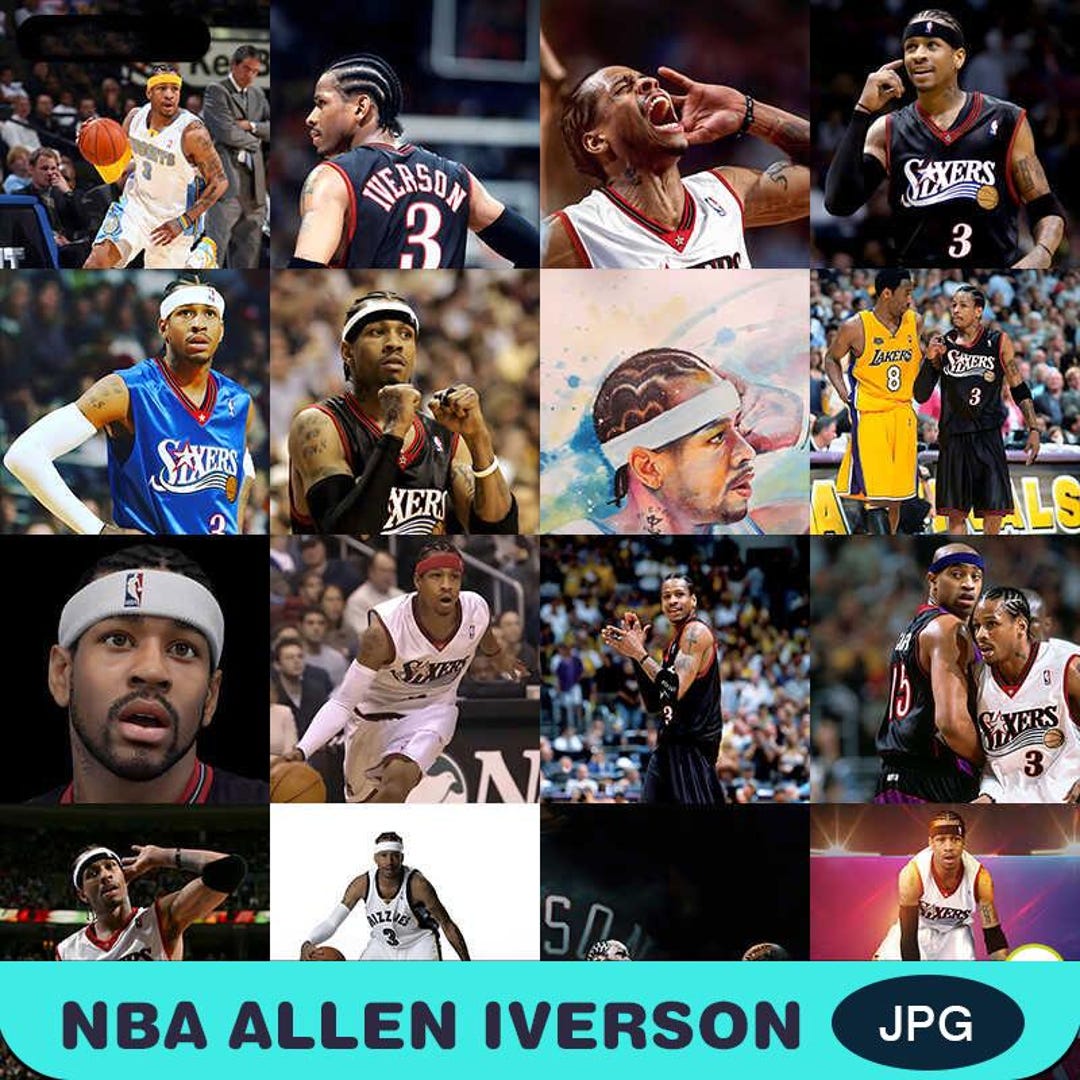 78 Allen Iverson Png , Ready to Print, Printable Design,allen Iverson ...