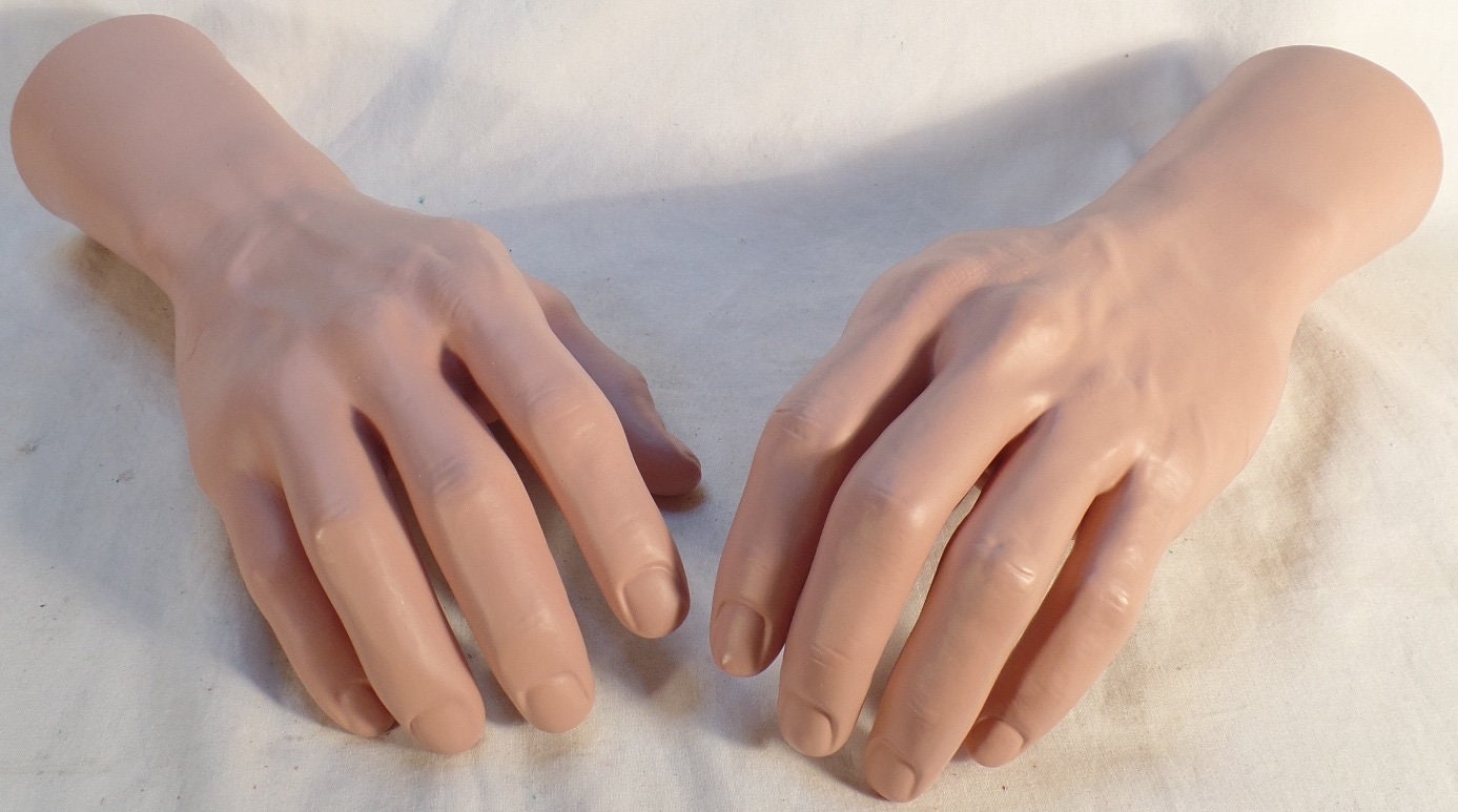 REALISTIC Lifelike Pair Male Hands Male for Mannequin - Etsy