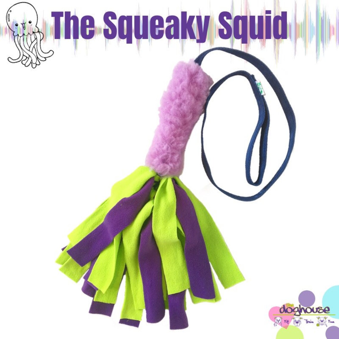 The Squeaky Squid Dog Toy Agility Dog Dog Toys Agility - Etsy
