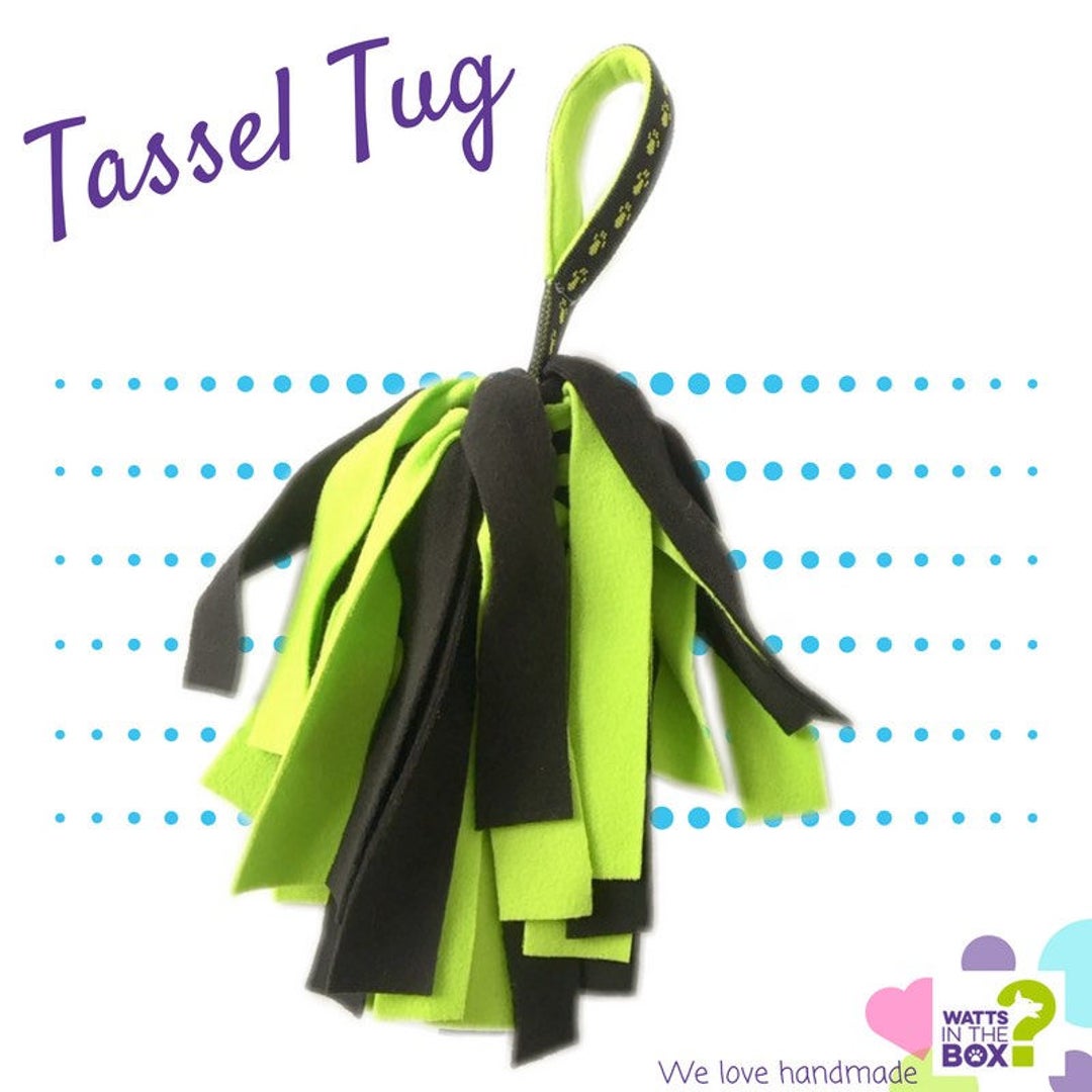 Tassel Tug - Dog Toy - Agility Dog - Dog Toys - Agility - Dog Training ...