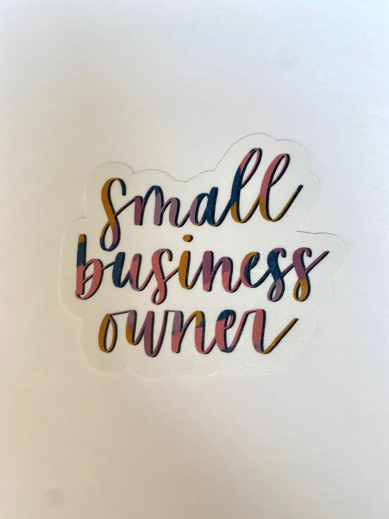 Small Business Owner Sticker - Etsy