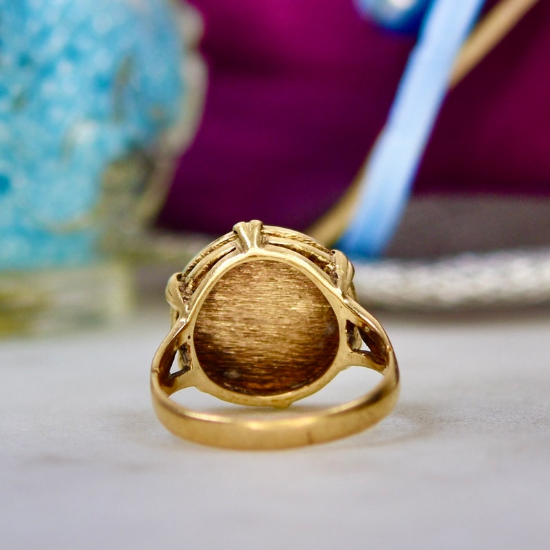 Six Point Star Ring in 9ct Gold - Etsy