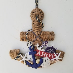 Nautical Wall Decor Anchor Door Decor Coastal Beach Nautical - Etsy