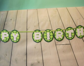 Ninja Turtle Banner - Etsy UK