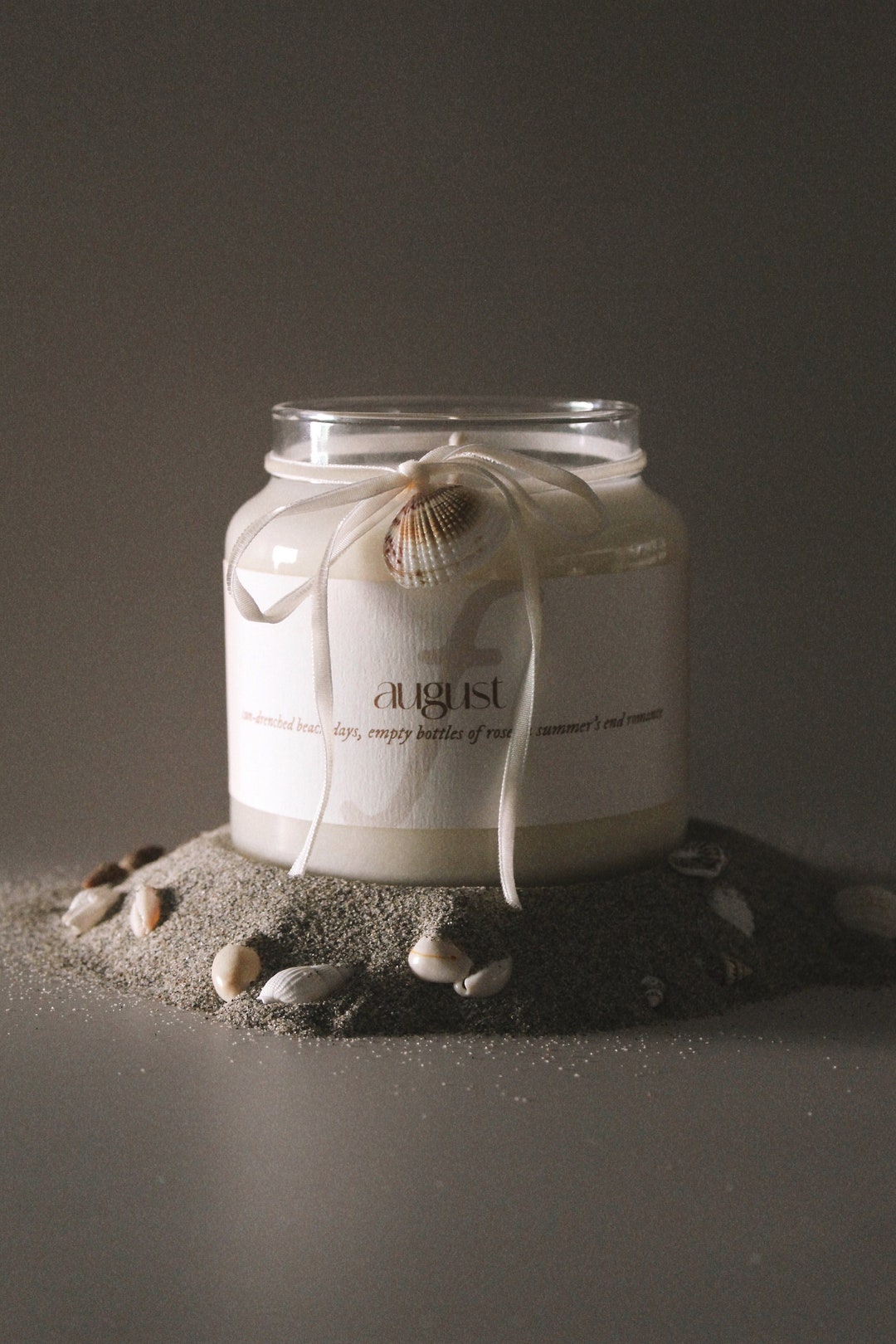 August Candle Sunwashed Linen the TS Collection Summer Edition - Etsy