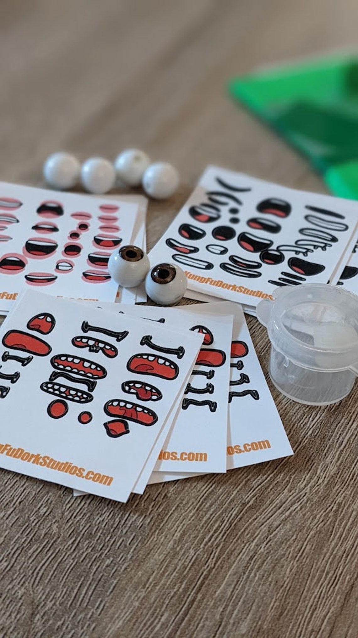 Stop Motion Head Kit W/ Multiple Faces, Eyes, and Sticker Mouths - Etsy