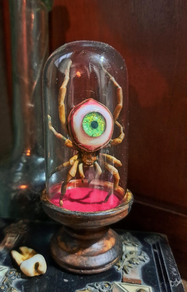 Eye, Alchemy, Preparation, Horror, Curiosity, Faux Taxidermy, Halloween ...