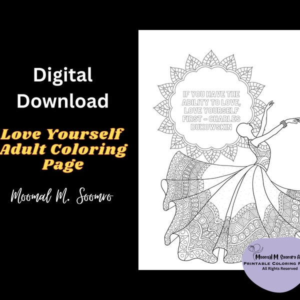 Black Girl Coloring Pages With Positive Affirmations - Etsy