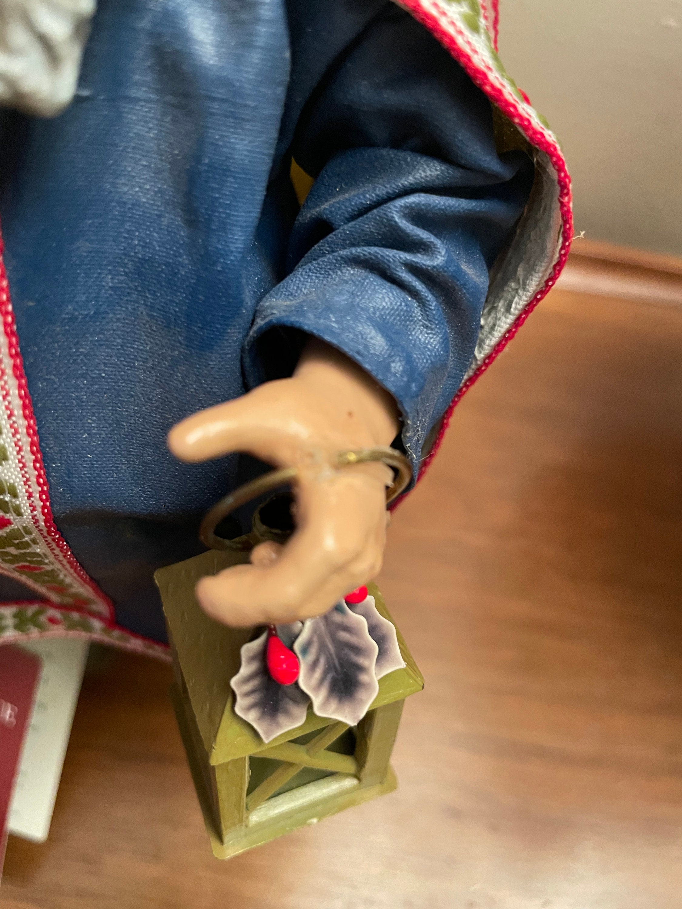 Clothtique Santas by Possible Dreams 1994 Retired Santa in Blue With ...