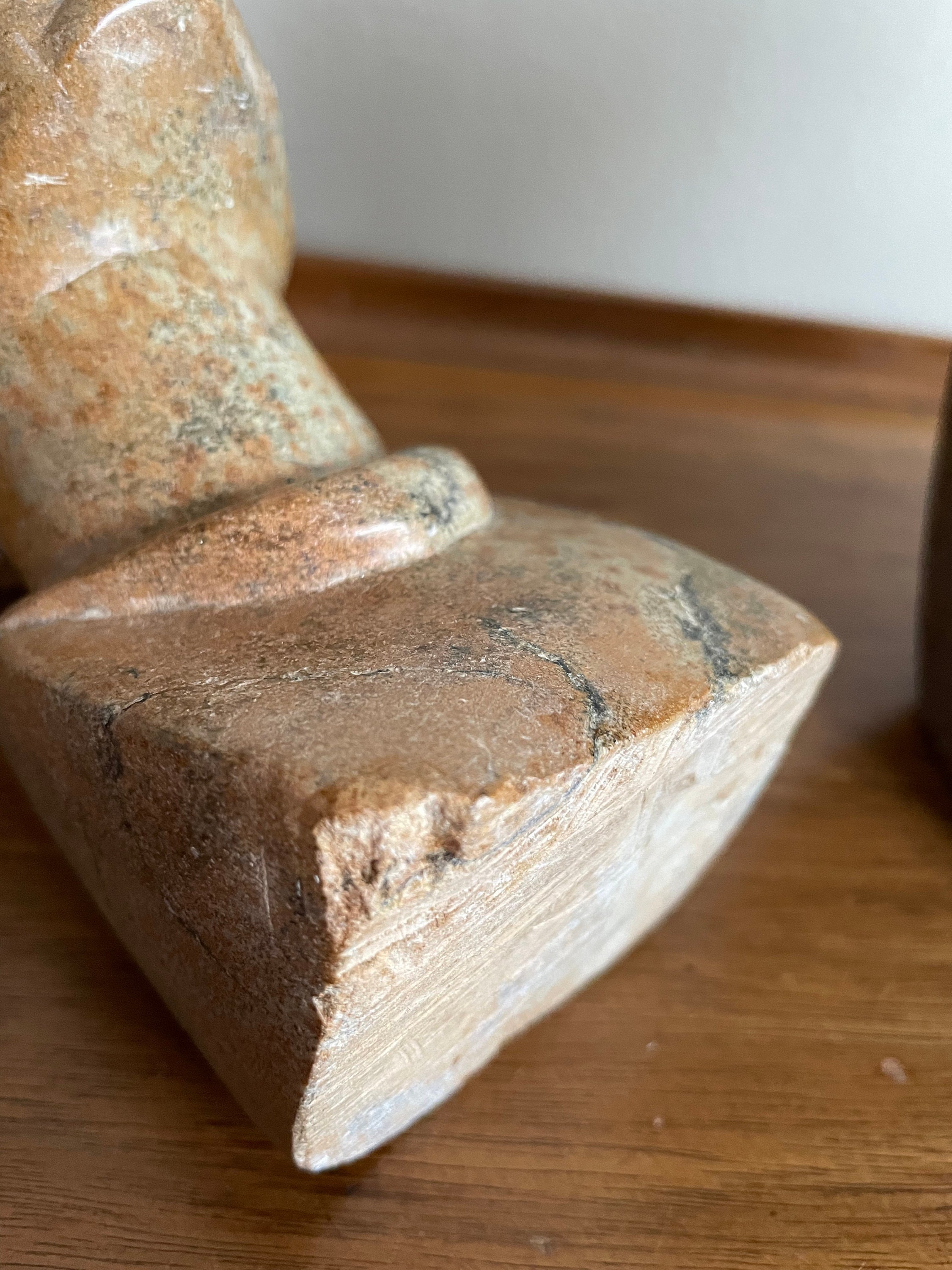 Set of 3 SHONA Stone Carved Busts - Etsy