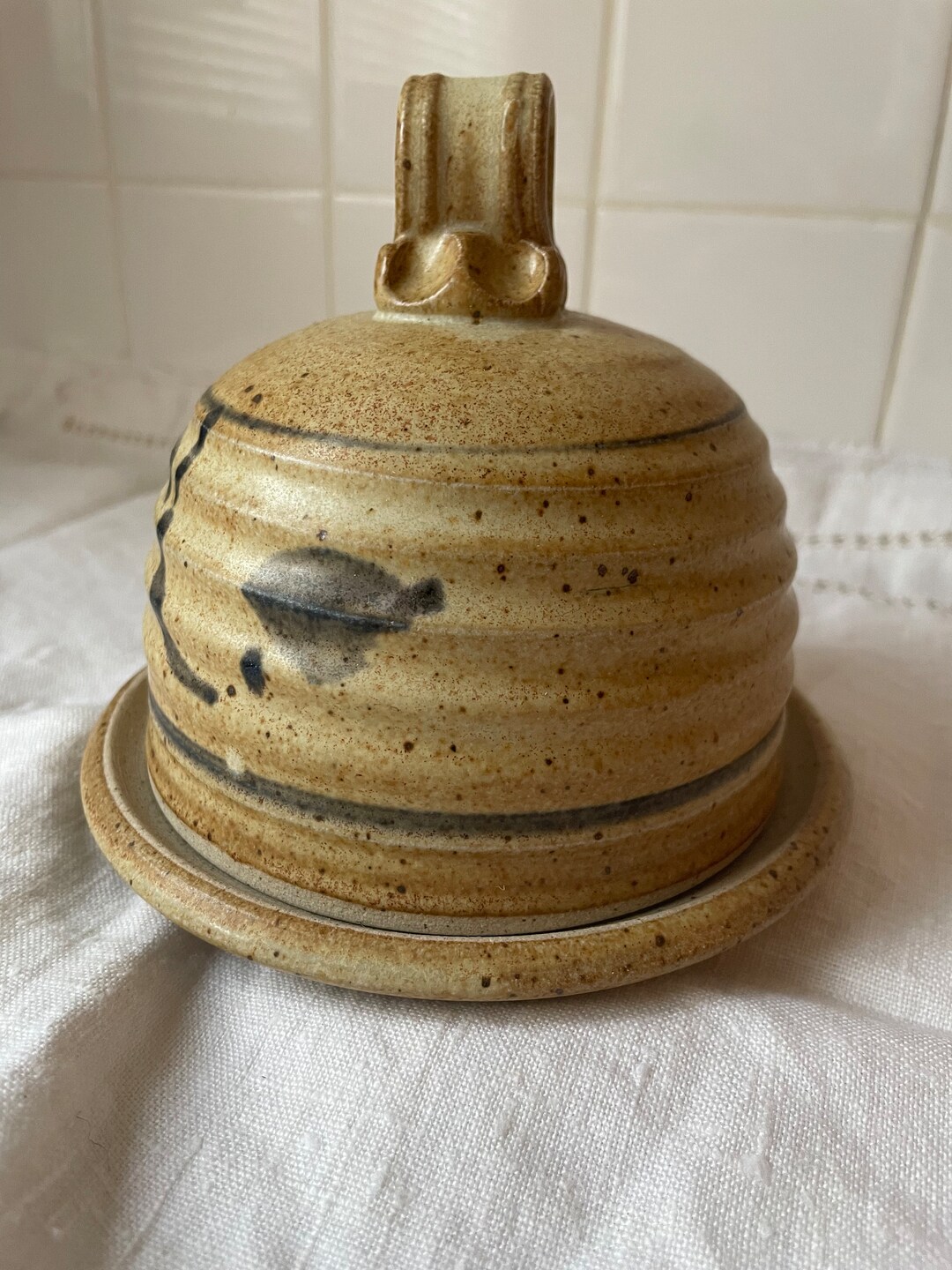 Connie Pike Canada Vintage Pottery Butter Dish - Etsy
