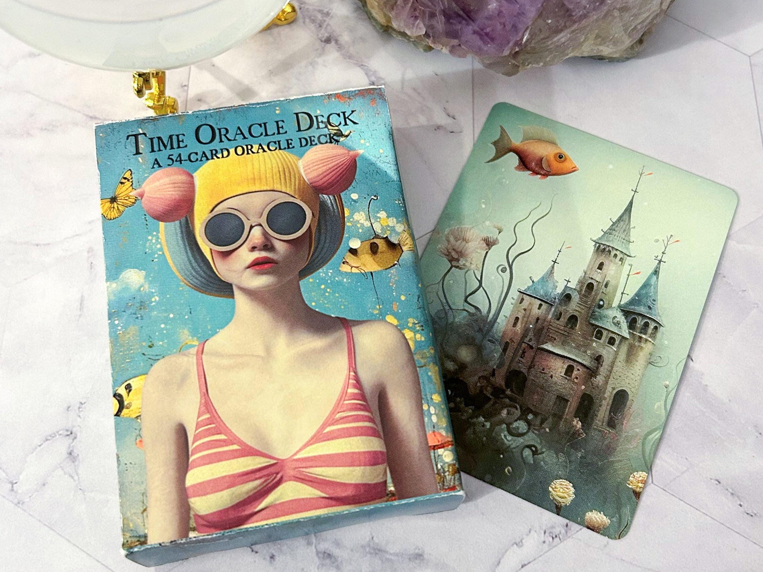 Time Oracle Deck, Whimsical Tarot Deck, Oracle Cards - Etsy