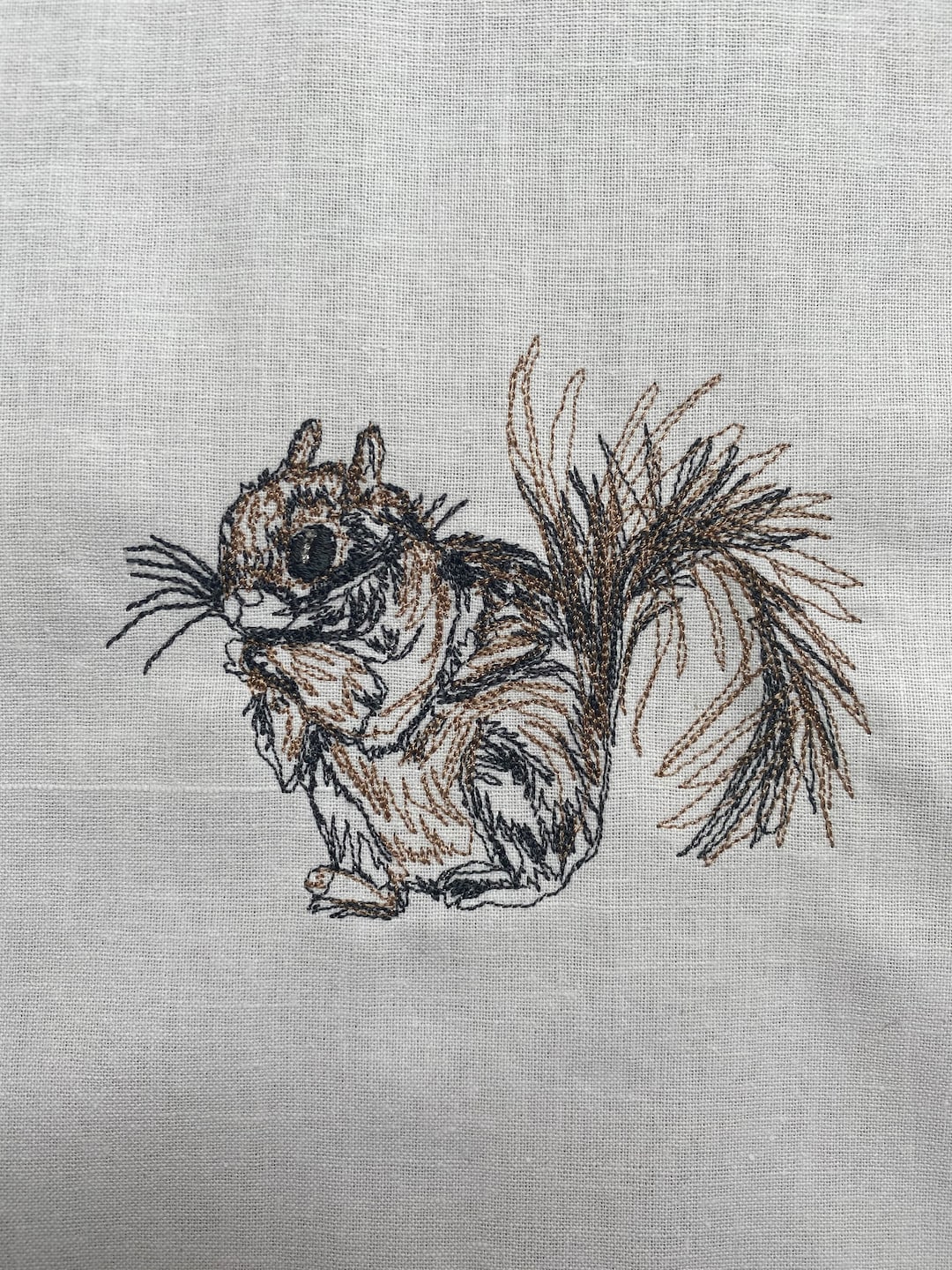 Squirrel Machine Embroidery Digital Download Sketch Design Pattern Hoop ...