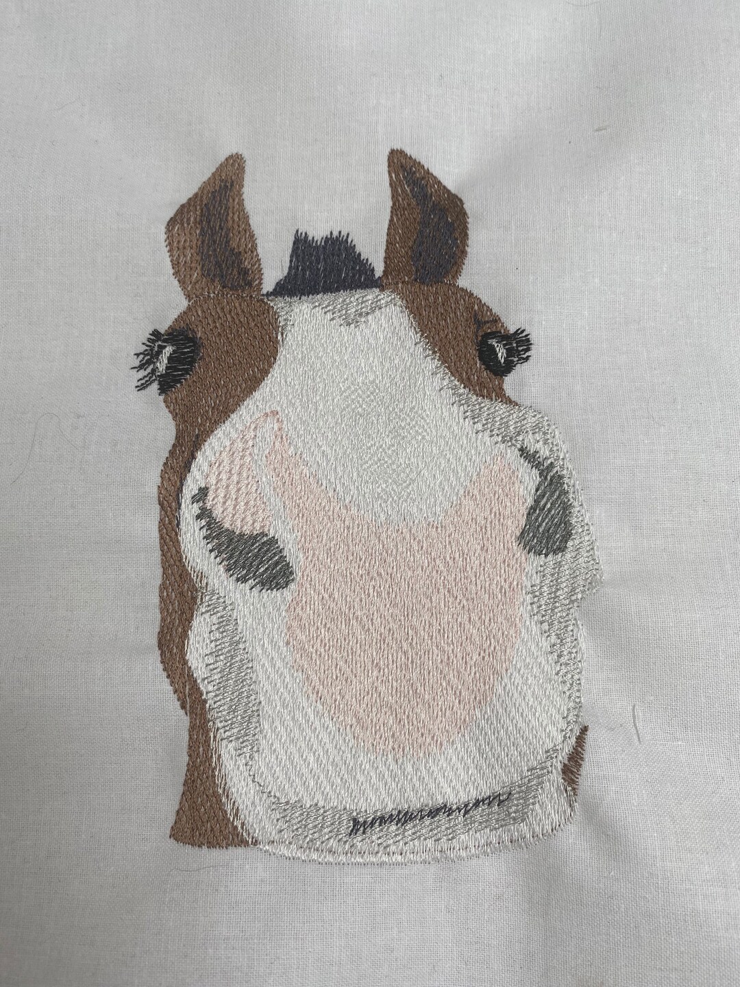 Horse Pony Cute Kissable Nose Bop Embroidery Machine Digital Download ...
