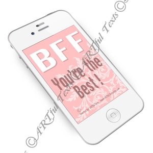 BFF Text Message Picture/send a Picture Text Message/picture - Etsy