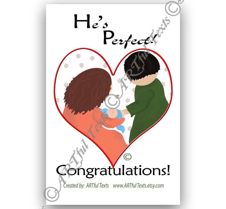 HE'S PERFECT Text Message - Etsy